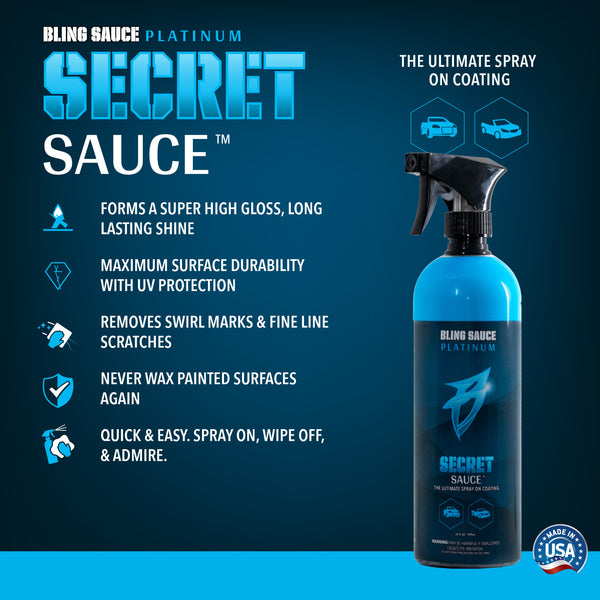 Spray-On Coating For Cars - Secret Sauce | Bling Sauce