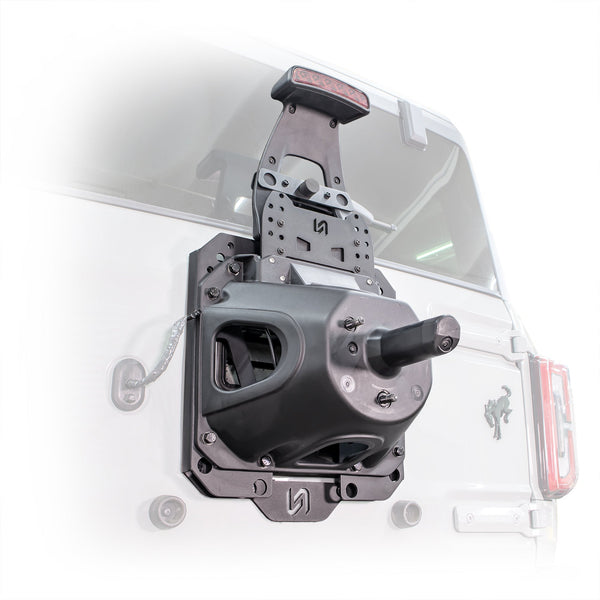 Turn Offroad - 2021+ Ford Bronco Tire Carrier Relocation Kit