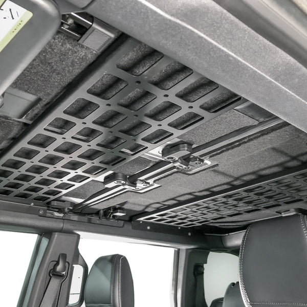 Turn Offroad - 2021+ Ford Bronco Overhead Molle Panel Storage Kit ...