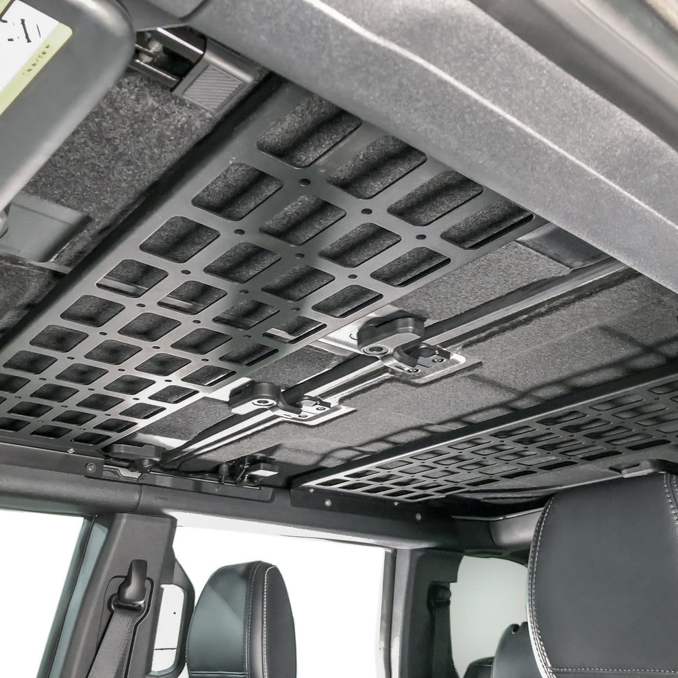 Turn Offroad - 2021+ Ford Bronco Overhead Molle Panel Storage Kit ...